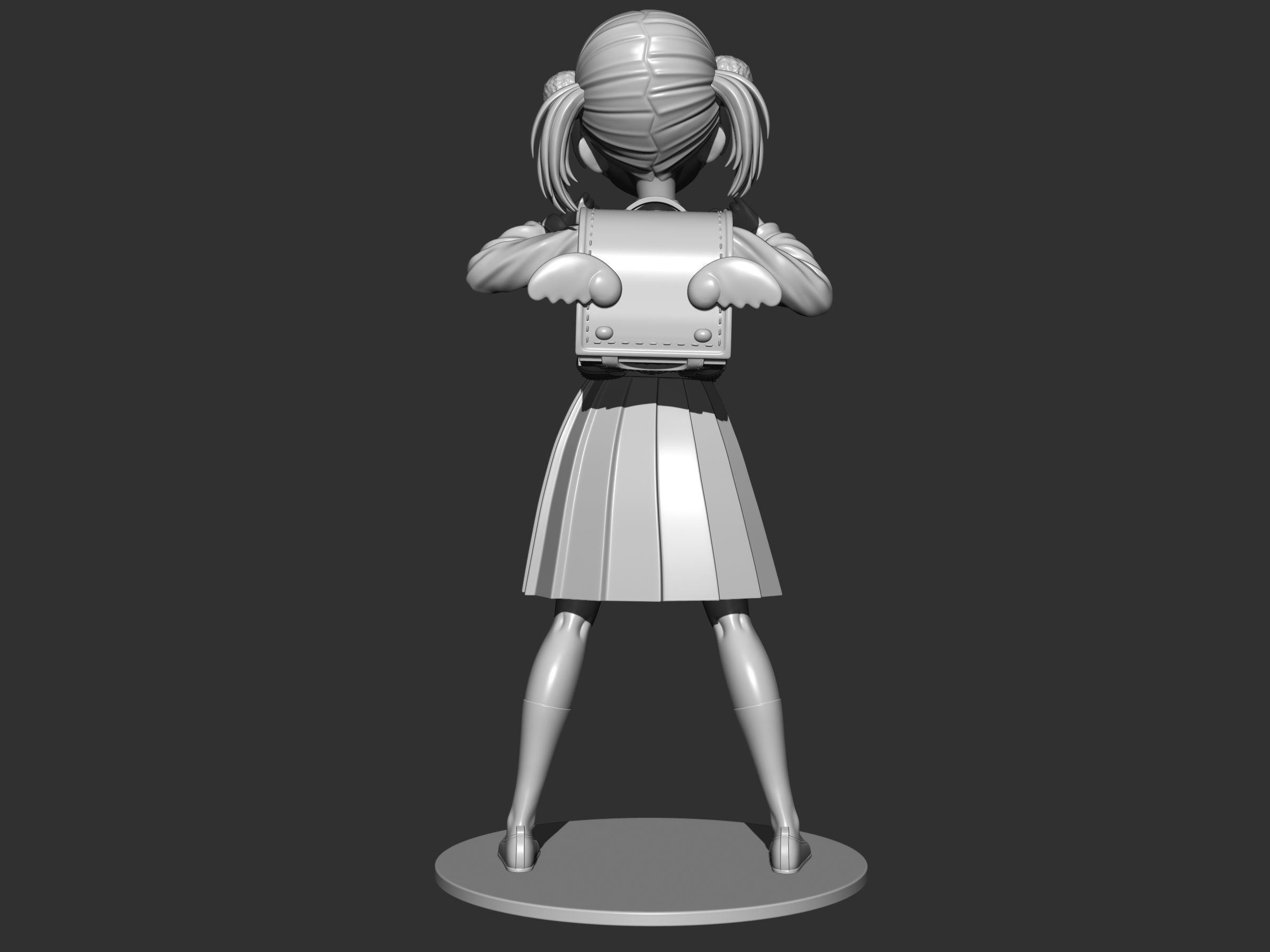 Ui Shigure loli god requiem figure 3d 3D model 3D printable | CGTrader