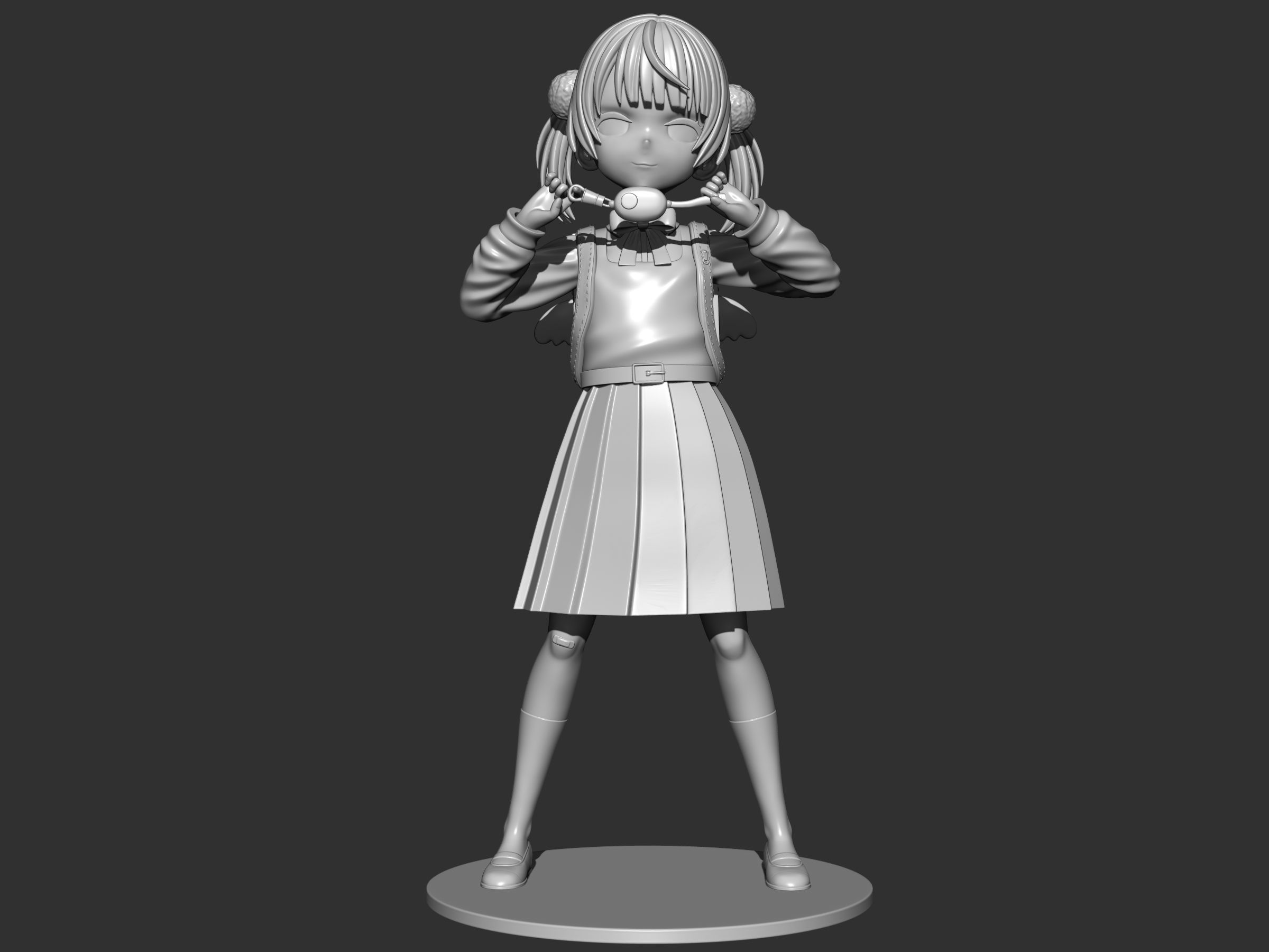 Ui Shigure loli god requiem figure 3d 3D model 3D printable | CGTrader