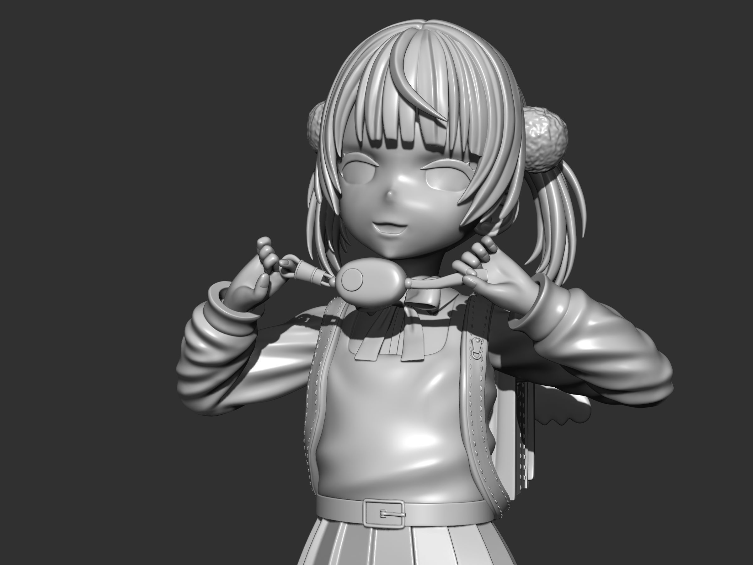 Ui Shigure loli god requiem figure 3d 3D model 3D printable | CGTrader