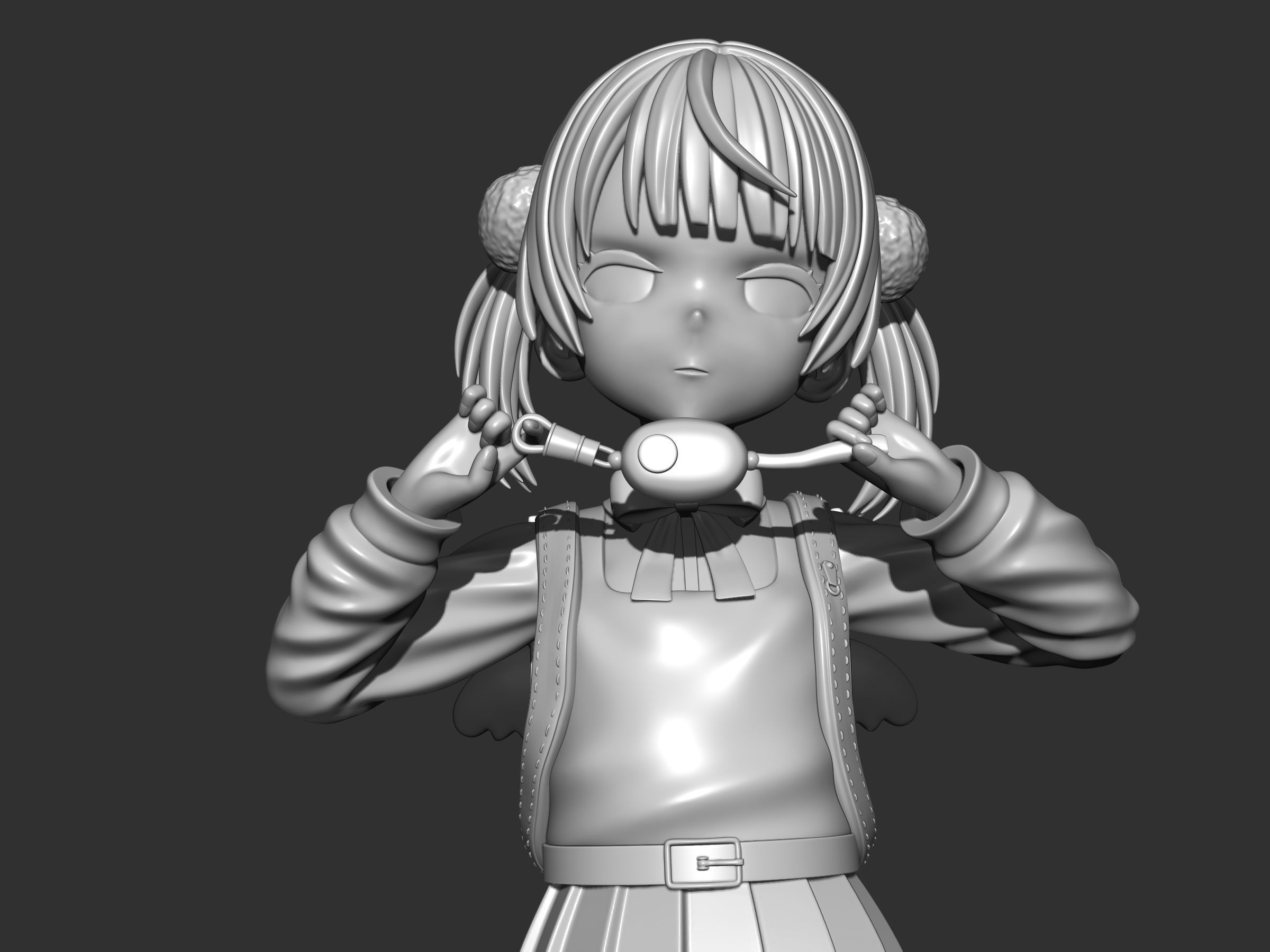 Ui Shigure loli god requiem figure 3d 3D model 3D printable | CGTrader