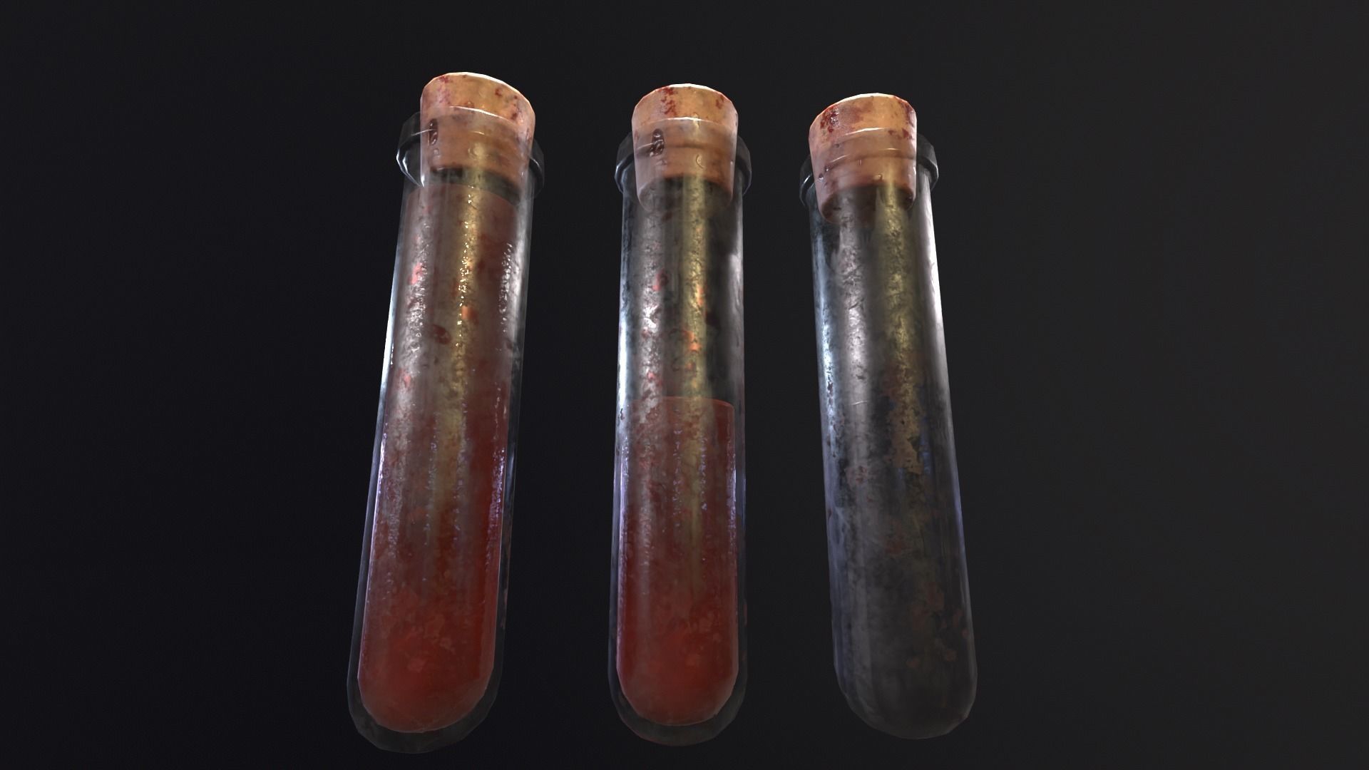 3D model Blood Vials VR / AR / low-poly | CGTrader