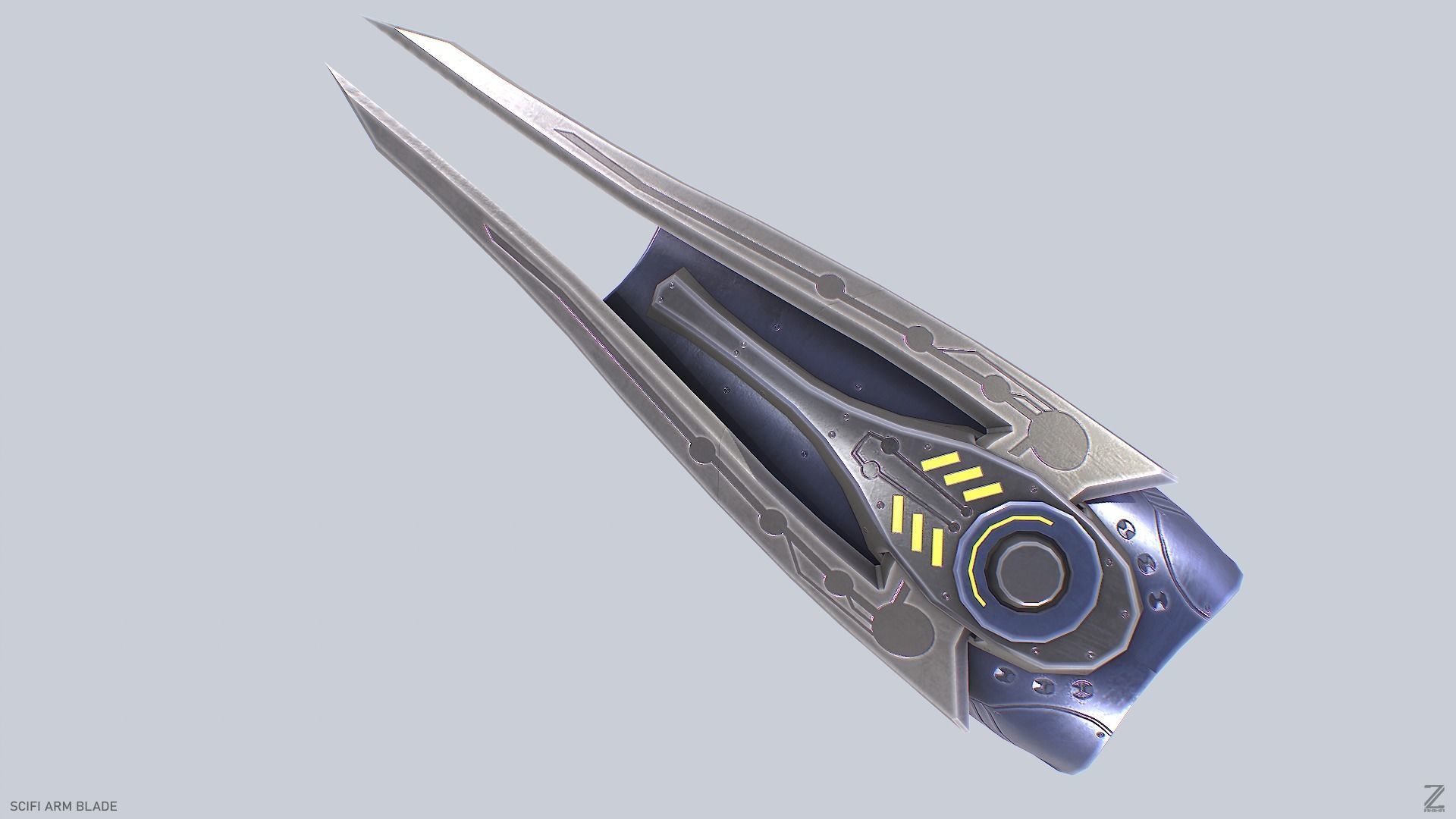 3D model Scifi arm blade VR / AR / low-poly | CGTrader