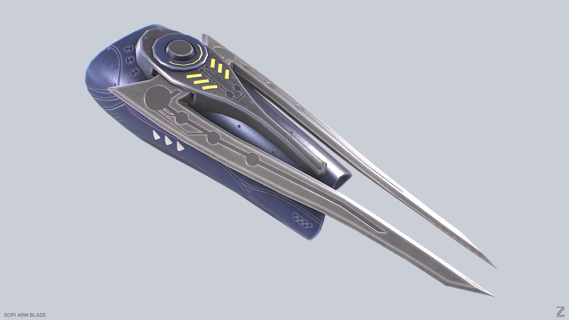 3D model Scifi arm blade VR / AR / low-poly | CGTrader