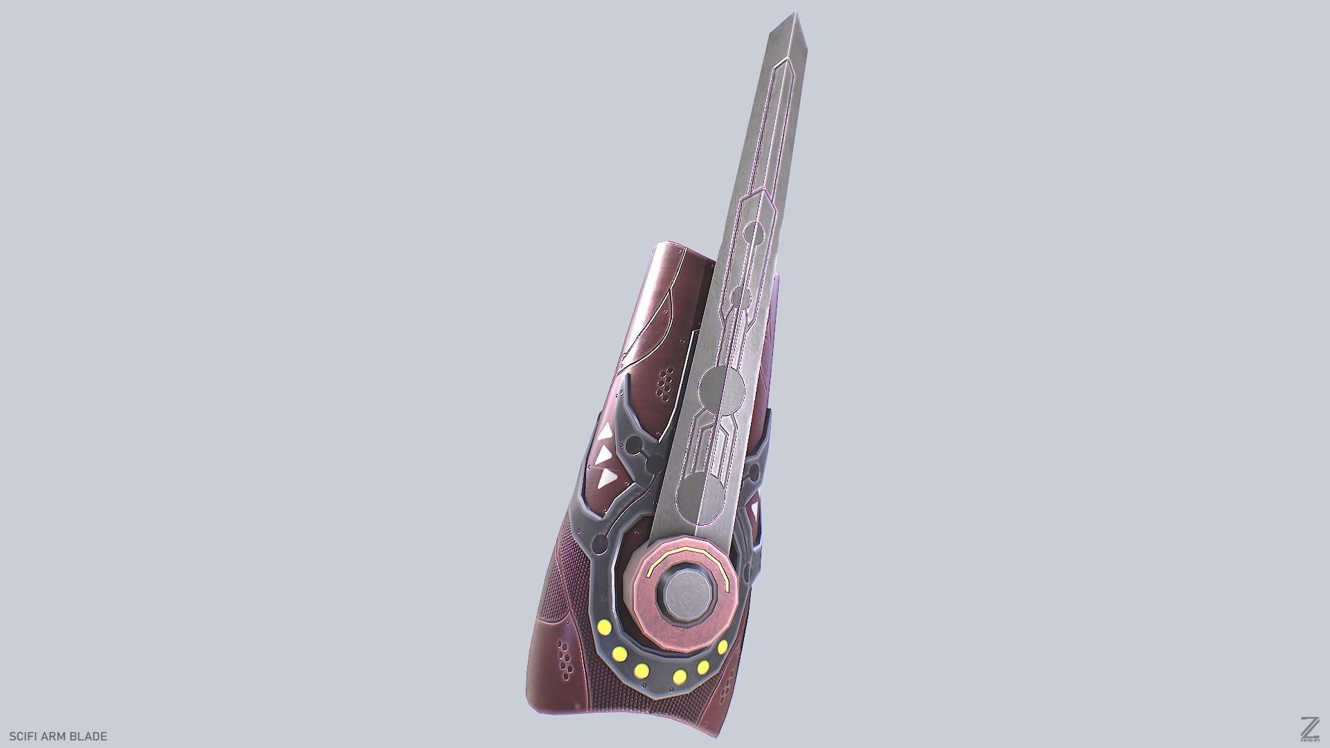 3D model Scifi arm blade VR / AR / low-poly | CGTrader