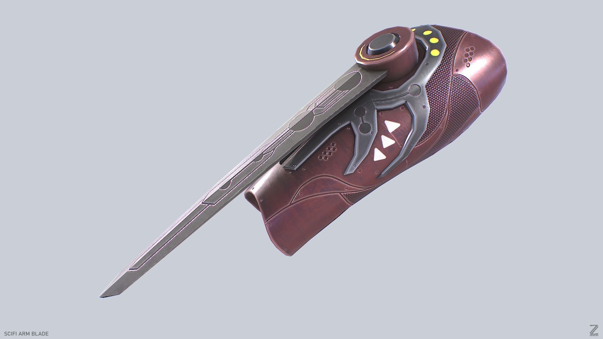 3D model Scifi arm blade VR / AR / low-poly | CGTrader