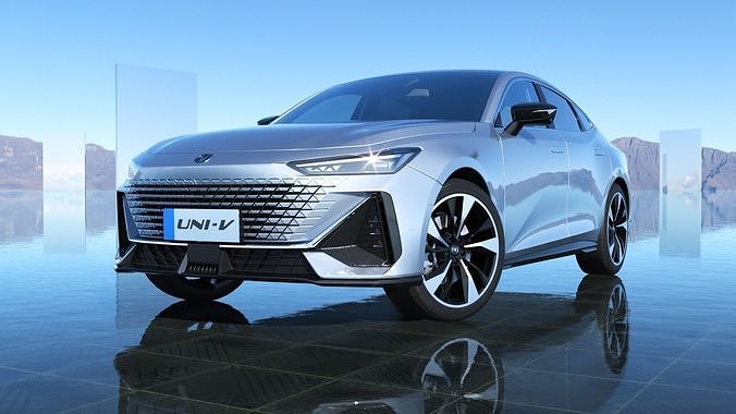 3D model ChangAn UNI-V 2022 with interior VR / AR / low-poly | CGTrader