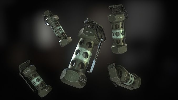 3D model Light grenade VR / AR / low-poly | CGTrader
