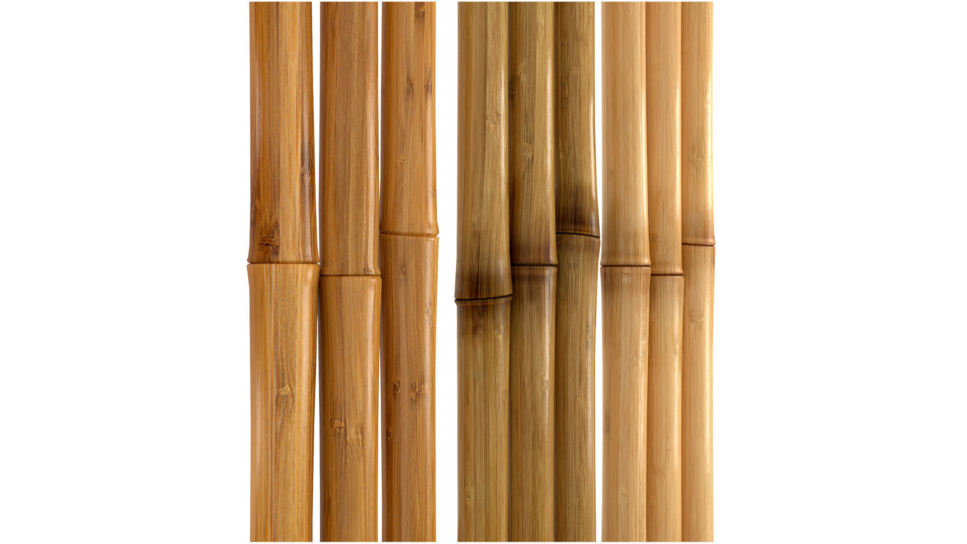 3D model 3 Realistic bamboo materials set VR / AR / low-poly | CGTrader