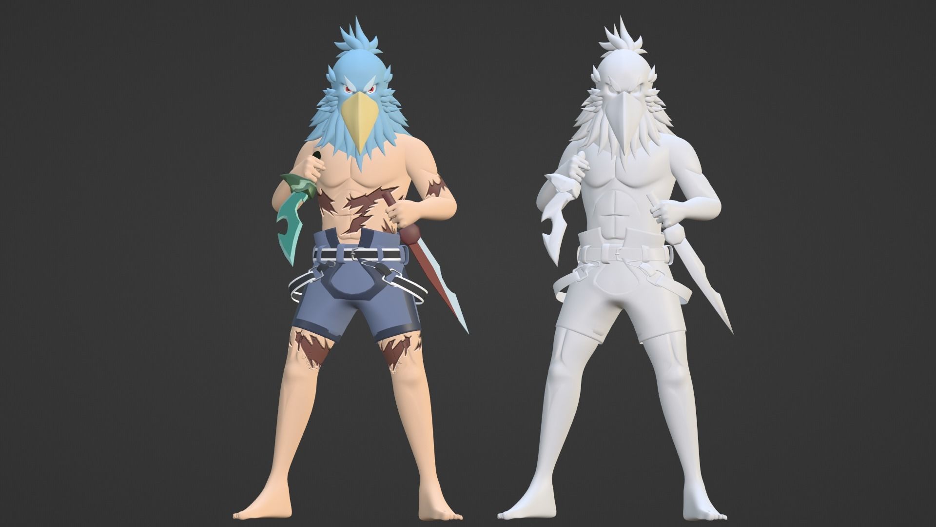 Sunraku - Shangri-la Frontier 3D model rigged | CGTrader