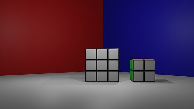 Blender Rubiks Cube Model free 3D model | CGTrader