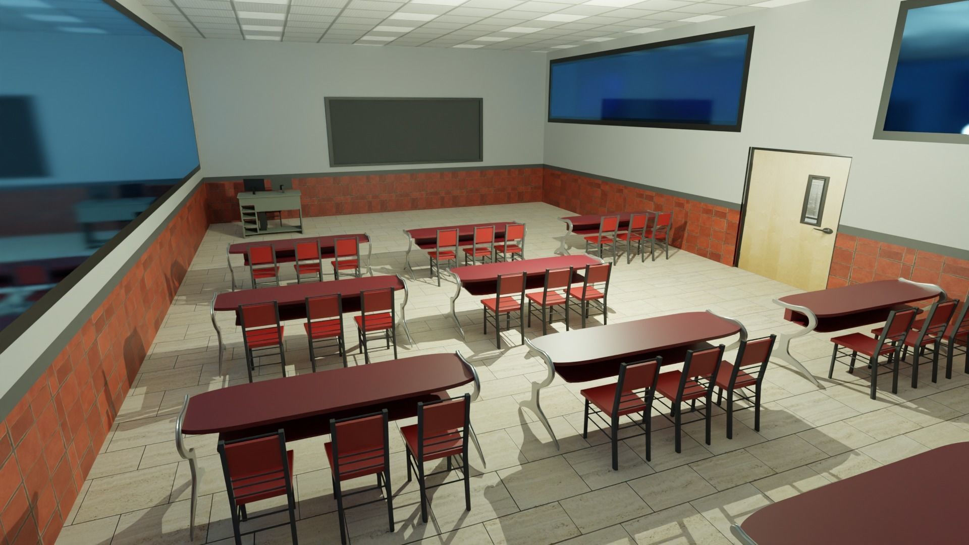 University Interior 3D model | CGTrader
