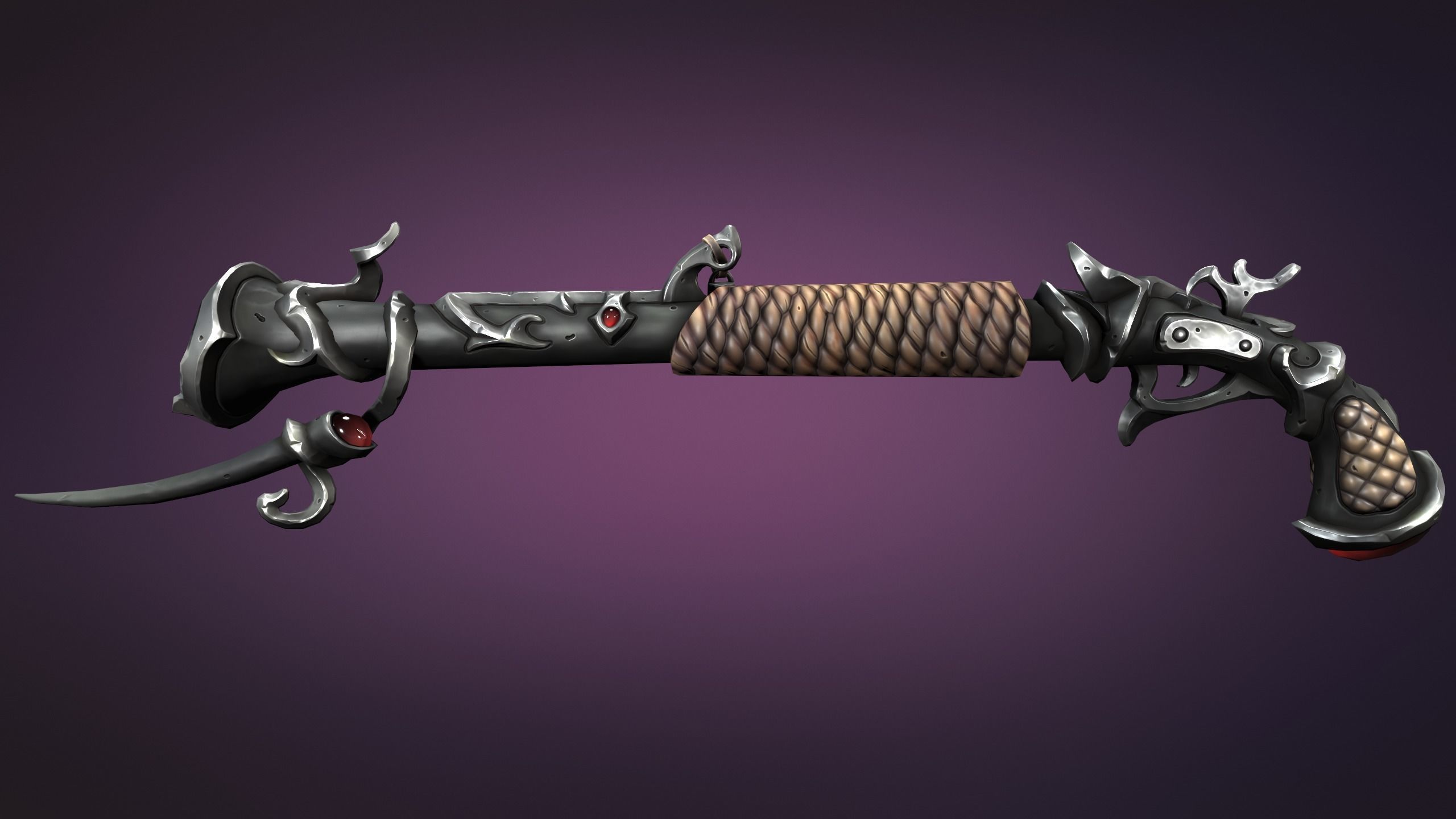 Marine musket 3d print 3D model 3D printable | CGTrader