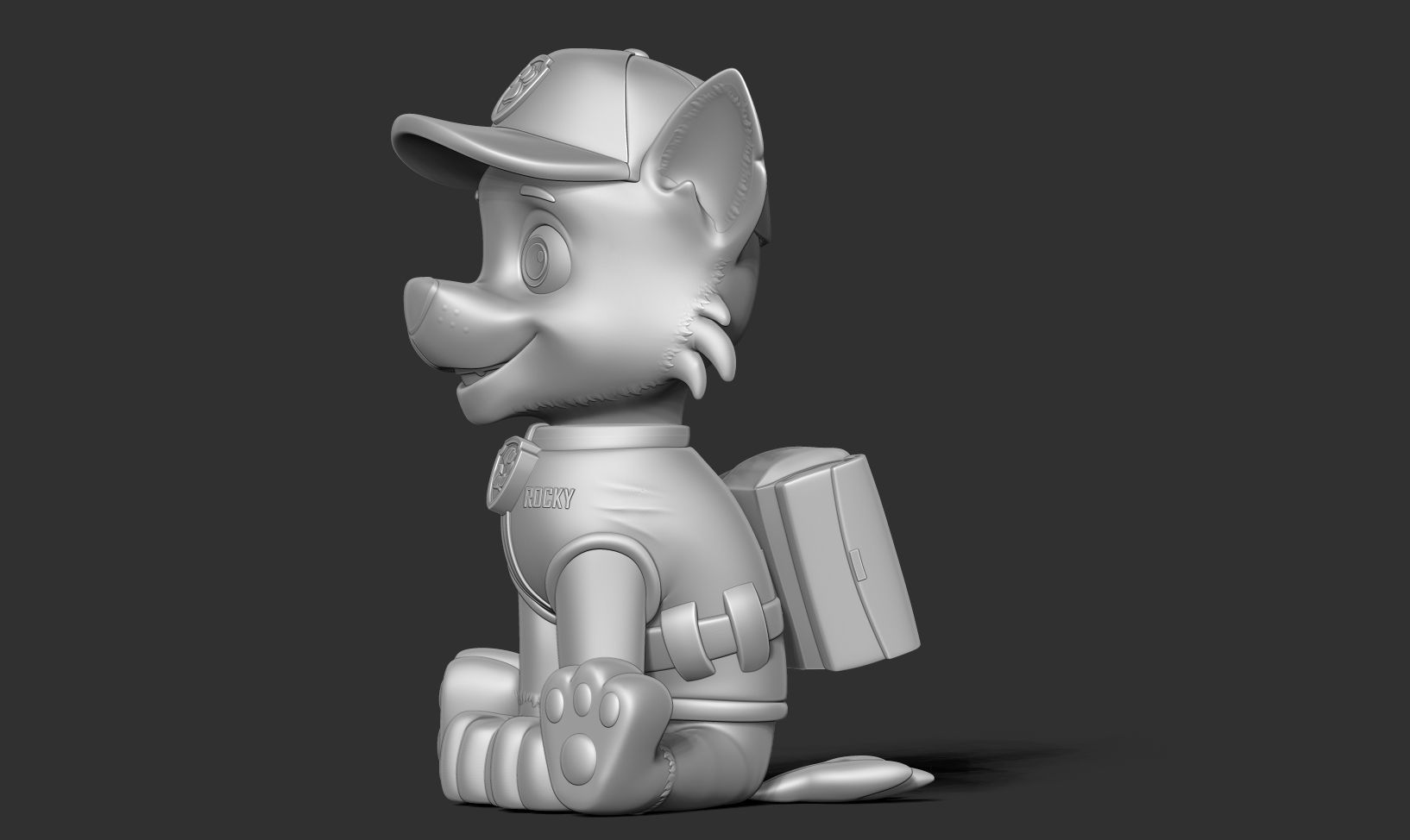Rocky - Paw Patrol 3D model 3D printable | CGTrader