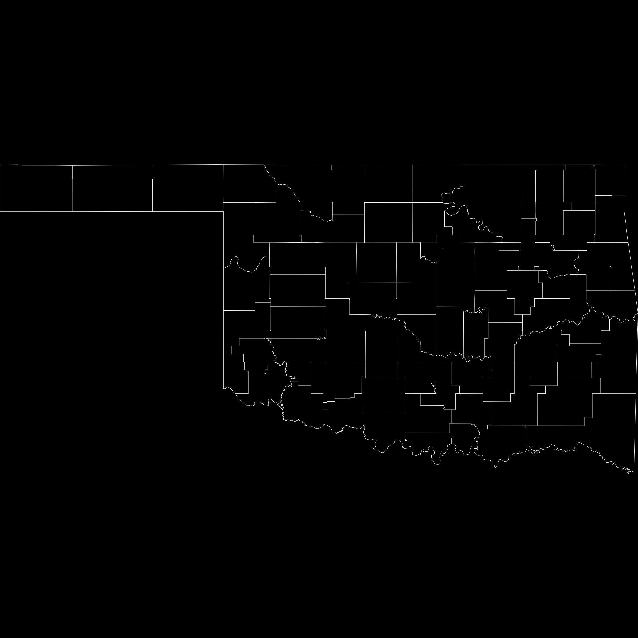 Oklahoma United States USA map region 3D model geography 3D model ...