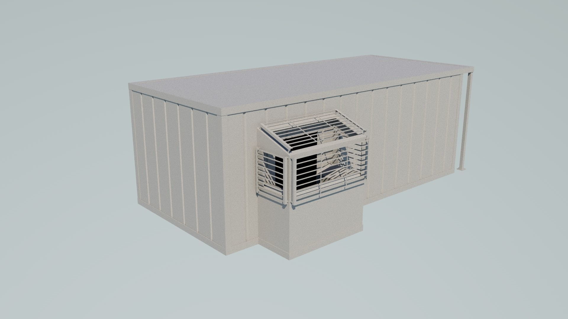 Mud logging cabin free VR / AR / low-poly 3D model | CGTrader