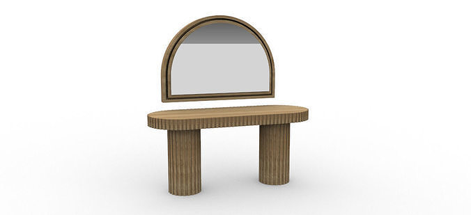 Consol with mirror 3D model | CGTrader