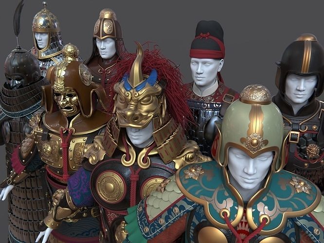 08-Ancient Chinese Armor-Tang Dynasty 3D model | CGTrader