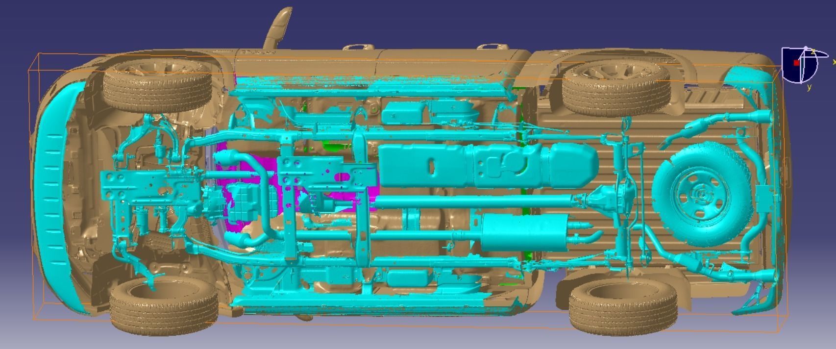 RAM 1500 Laramie Crew Cab 4x4 2013 Vehicle 3d scan model 3D model ...