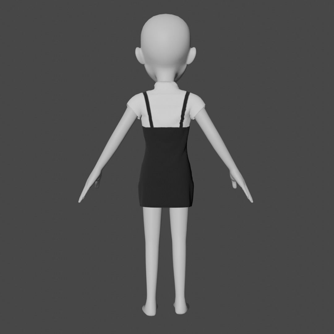 zepeto 3D model rigged | CGTrader