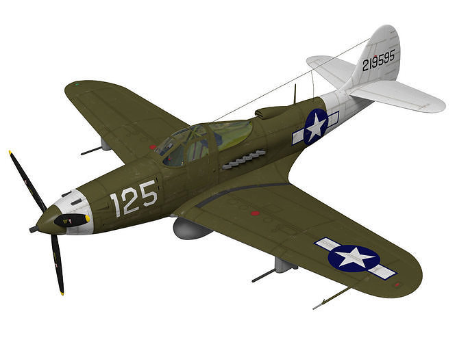 Bell P-39 Airacobra 3D model | CGTrader