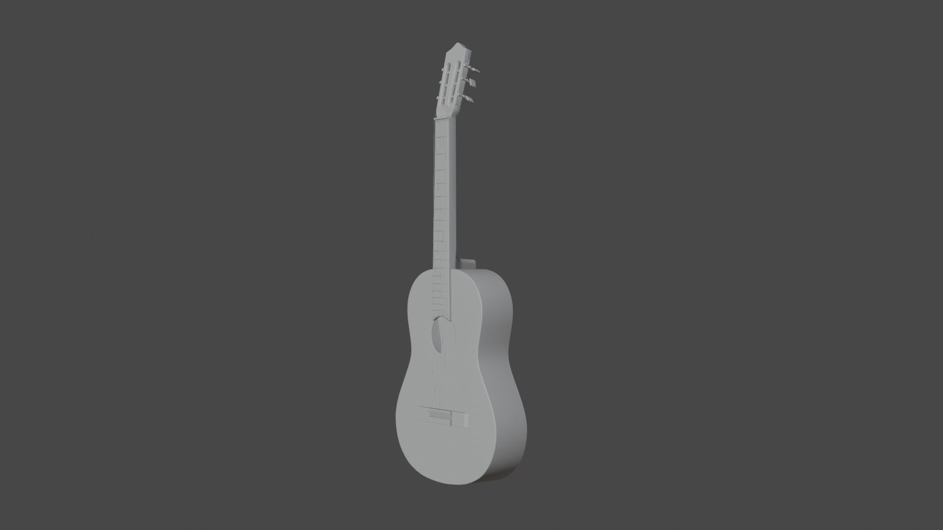 3D model Acoustic guitar Low-poly PBR 3D model VR / AR / low-poly ...