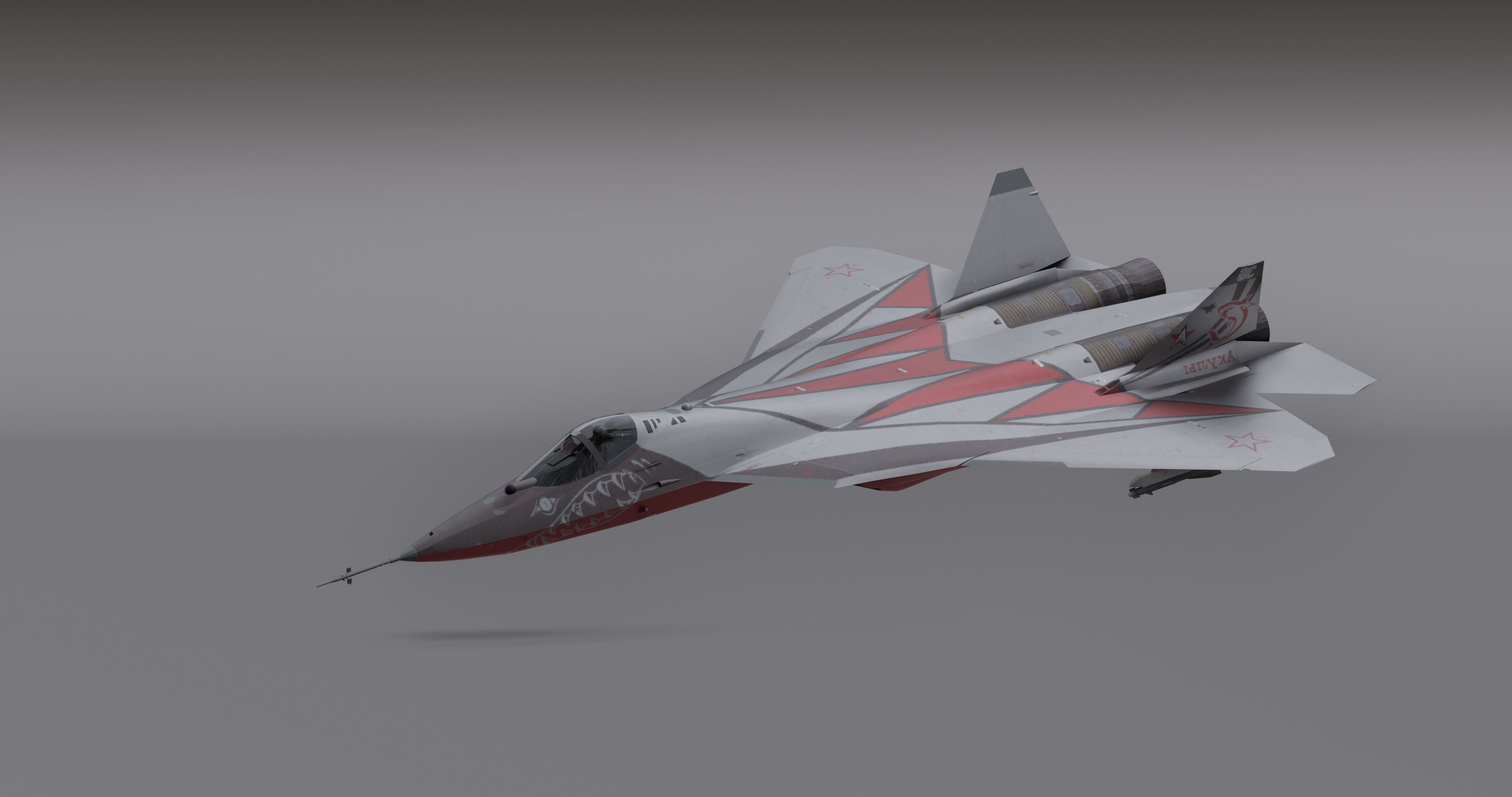 3D model PAC Fighter Jet - Blender VR / AR / low-poly | CGTrader