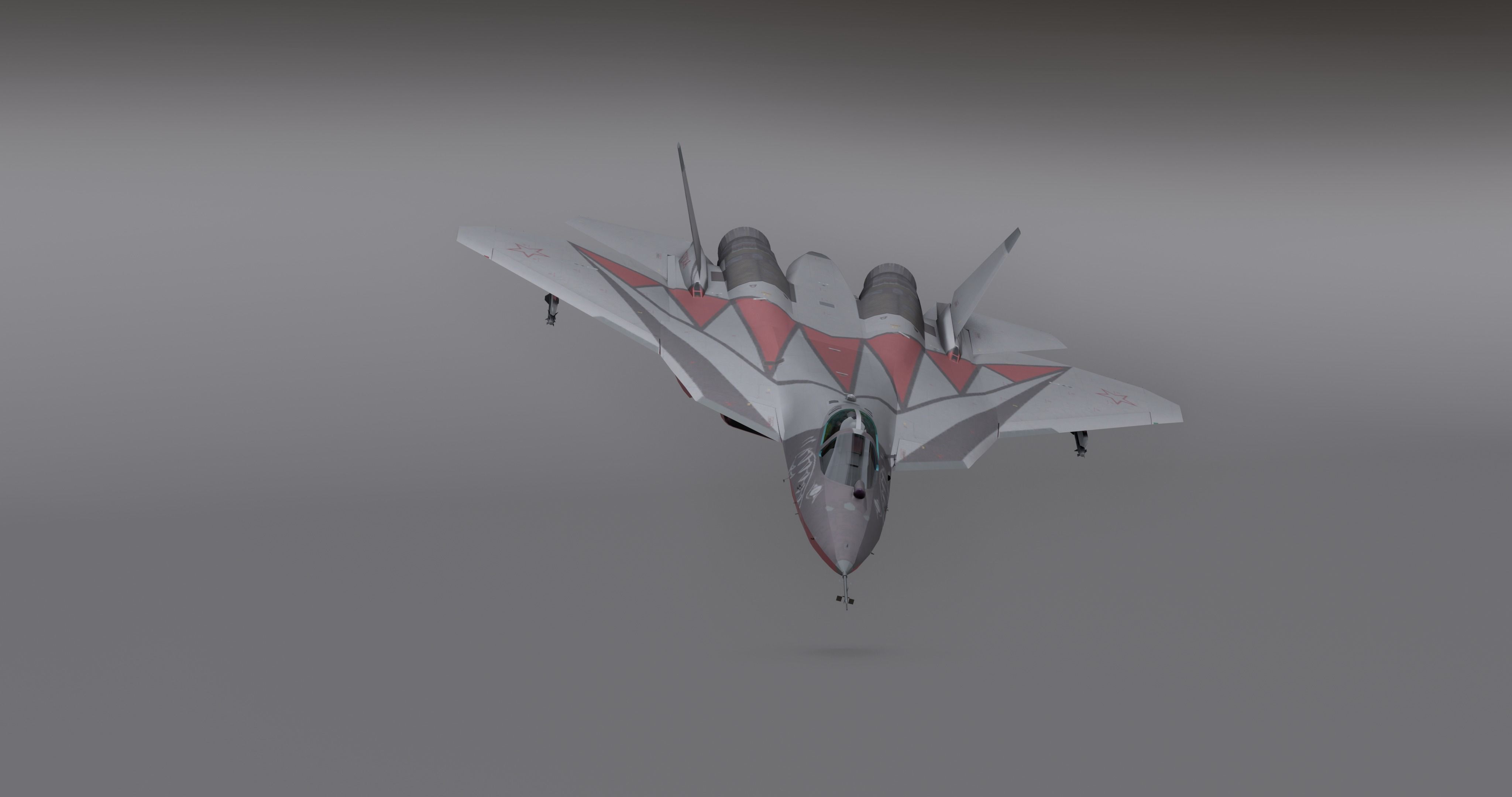 3D model PAC Fighter Jet - Blender VR / AR / low-poly | CGTrader