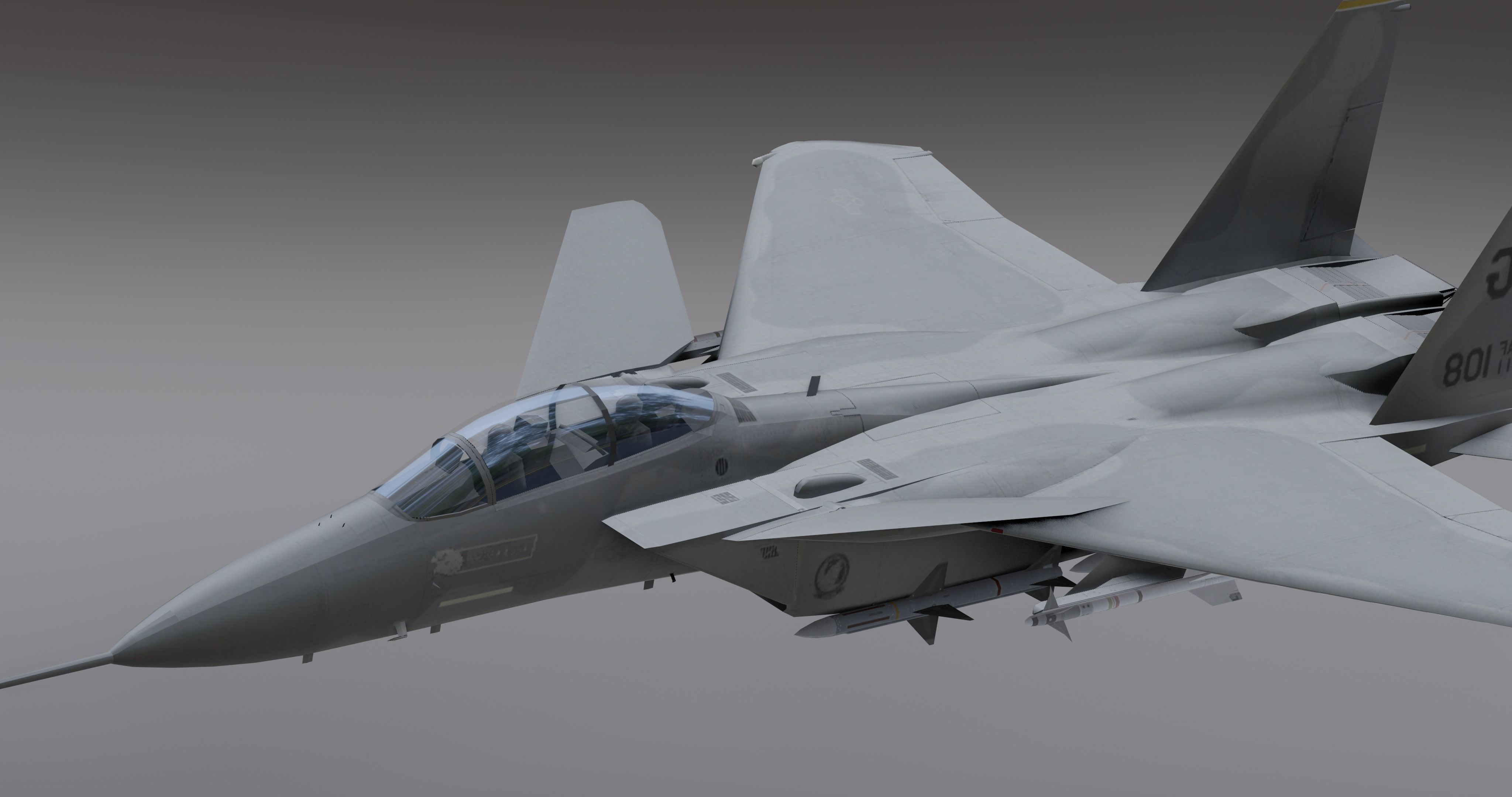 3D model F15 - Falcon Fighter Jet VR / AR / low-poly | CGTrader