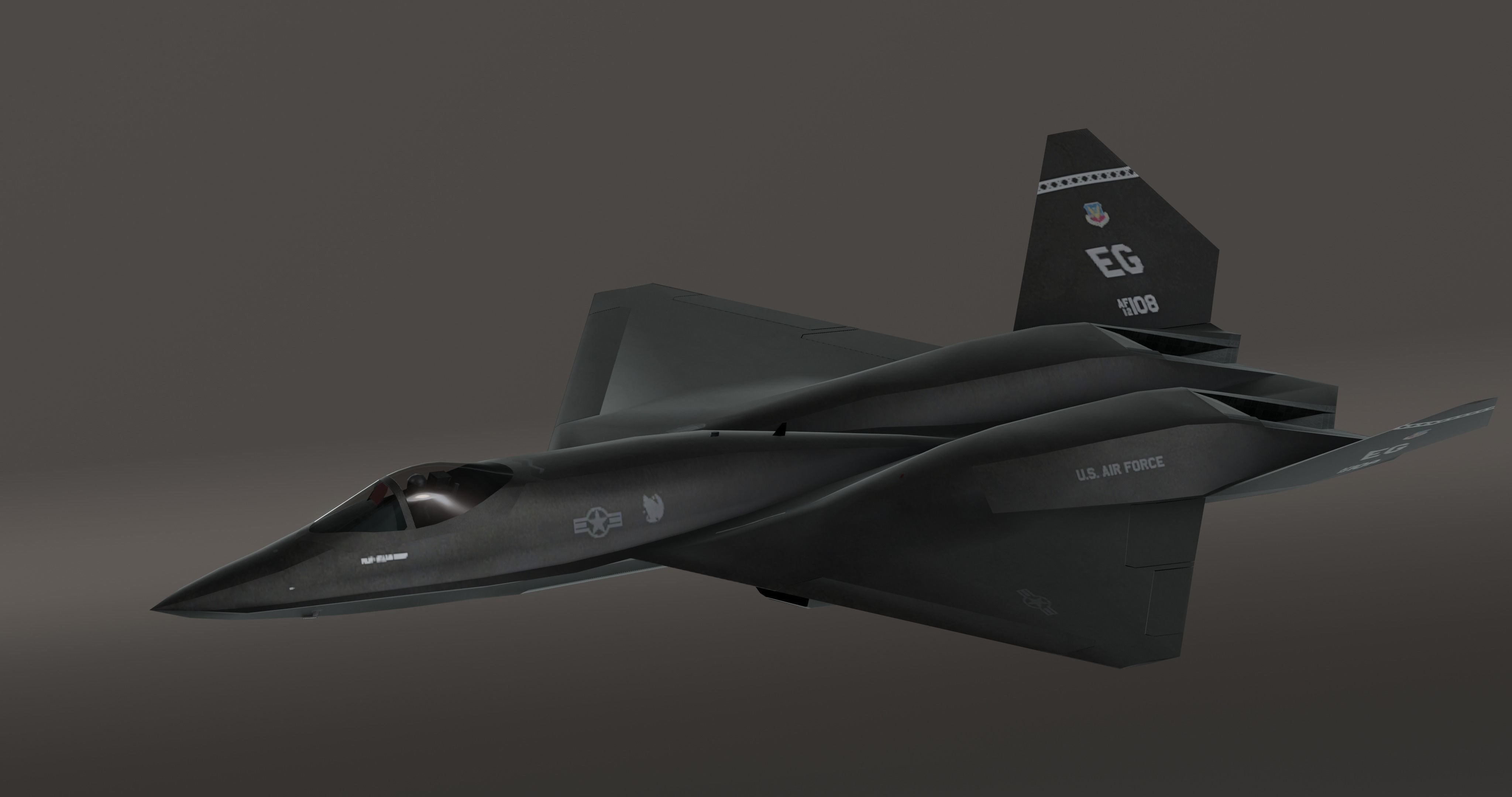 3D model Y23 Black Widow VR / AR / low-poly | CGTrader