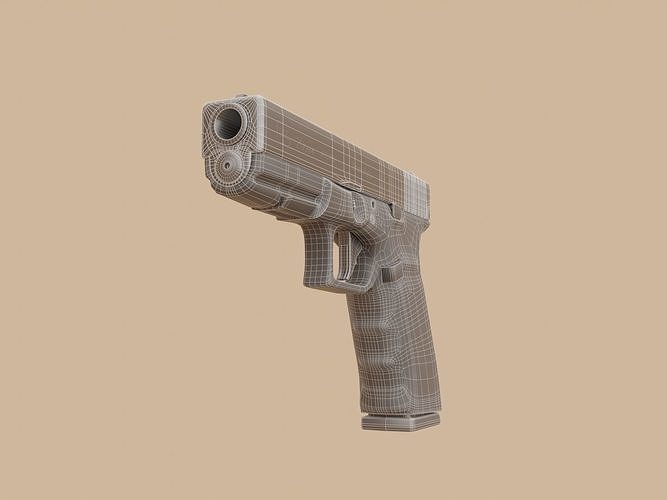 3D model glock 20 VR / AR / low-poly | CGTrader