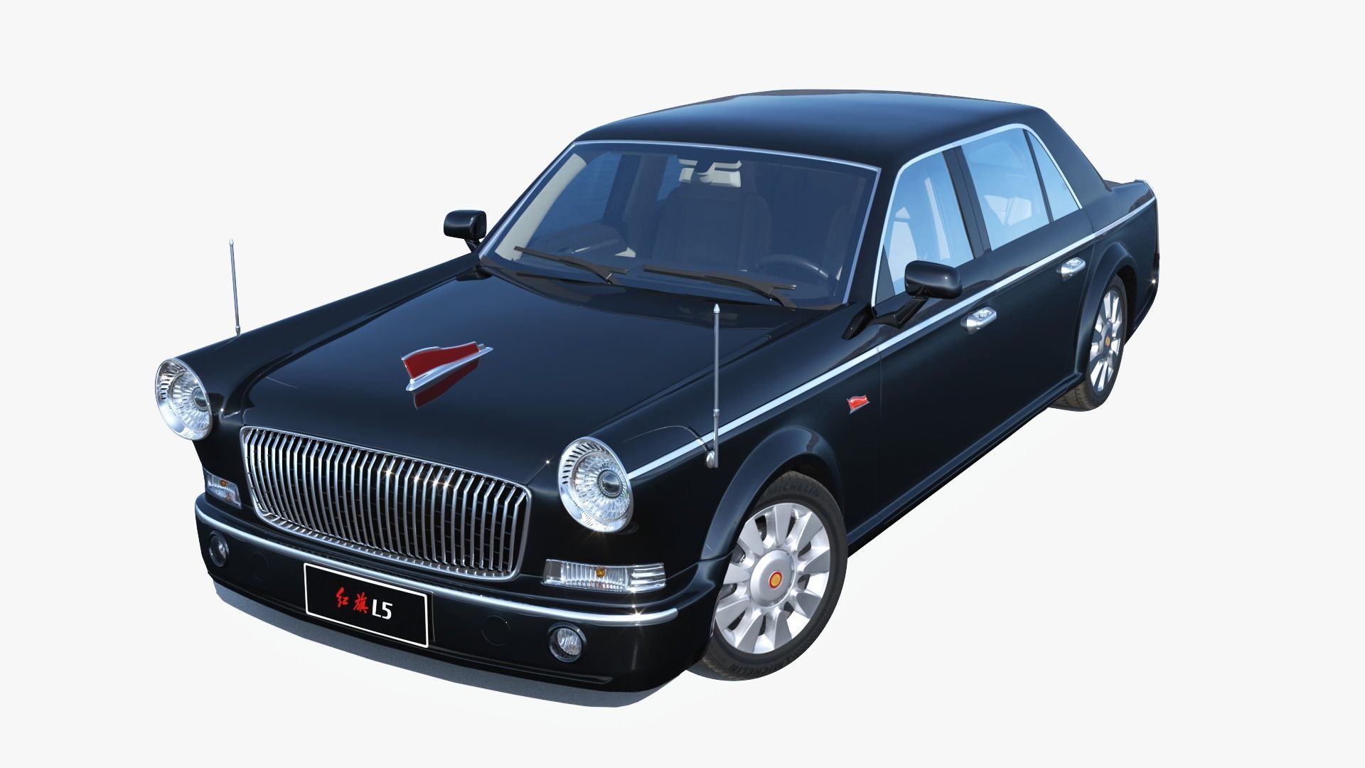 3D model FAW Hongqi L5 2014 with interior VR / AR / low-poly | CGTrader
