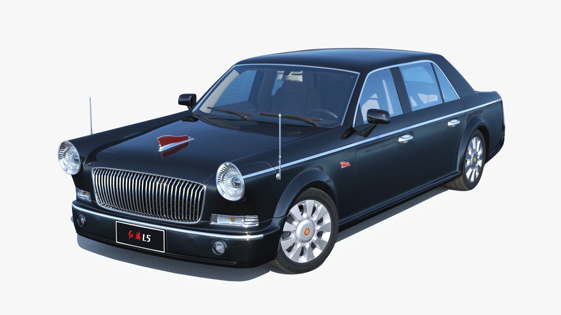 3D model FAW Hongqi L5 2014 with interior VR / AR / low-poly | CGTrader