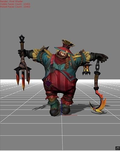 3D model Franco Wheatfield Nightmare Skin VR / AR / low-poly | CGTrader