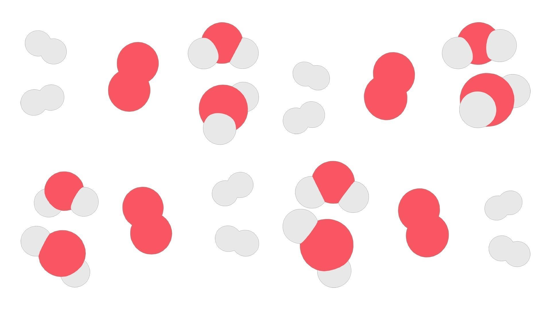 3D model Reaction of Hydrogen and Oxygen to Water VR / AR / low-poly ...
