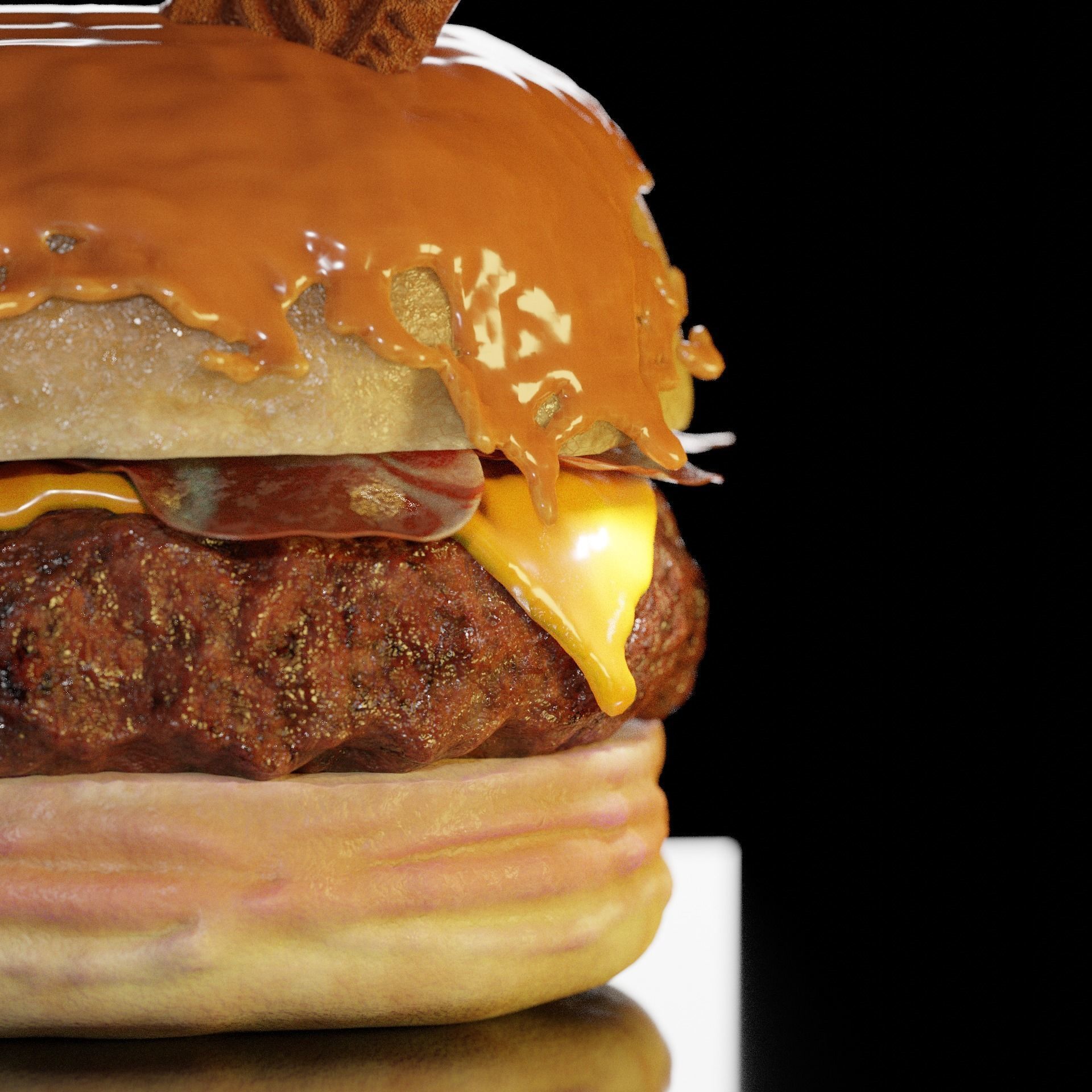 Burger Lotus 3D model | CGTrader