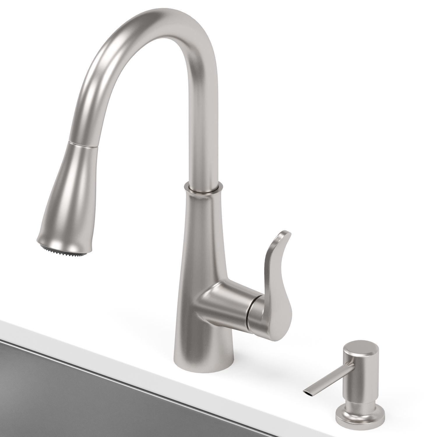 MOEN kitchen sink GS18156B 3D model | CGTrader