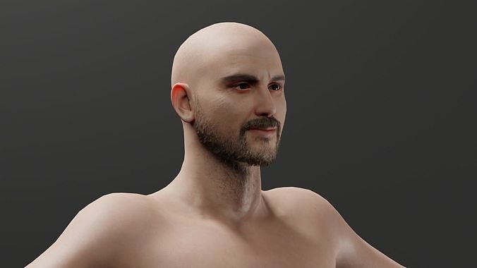Realistic Male Character - Devos 3D model rigged | CGTrader