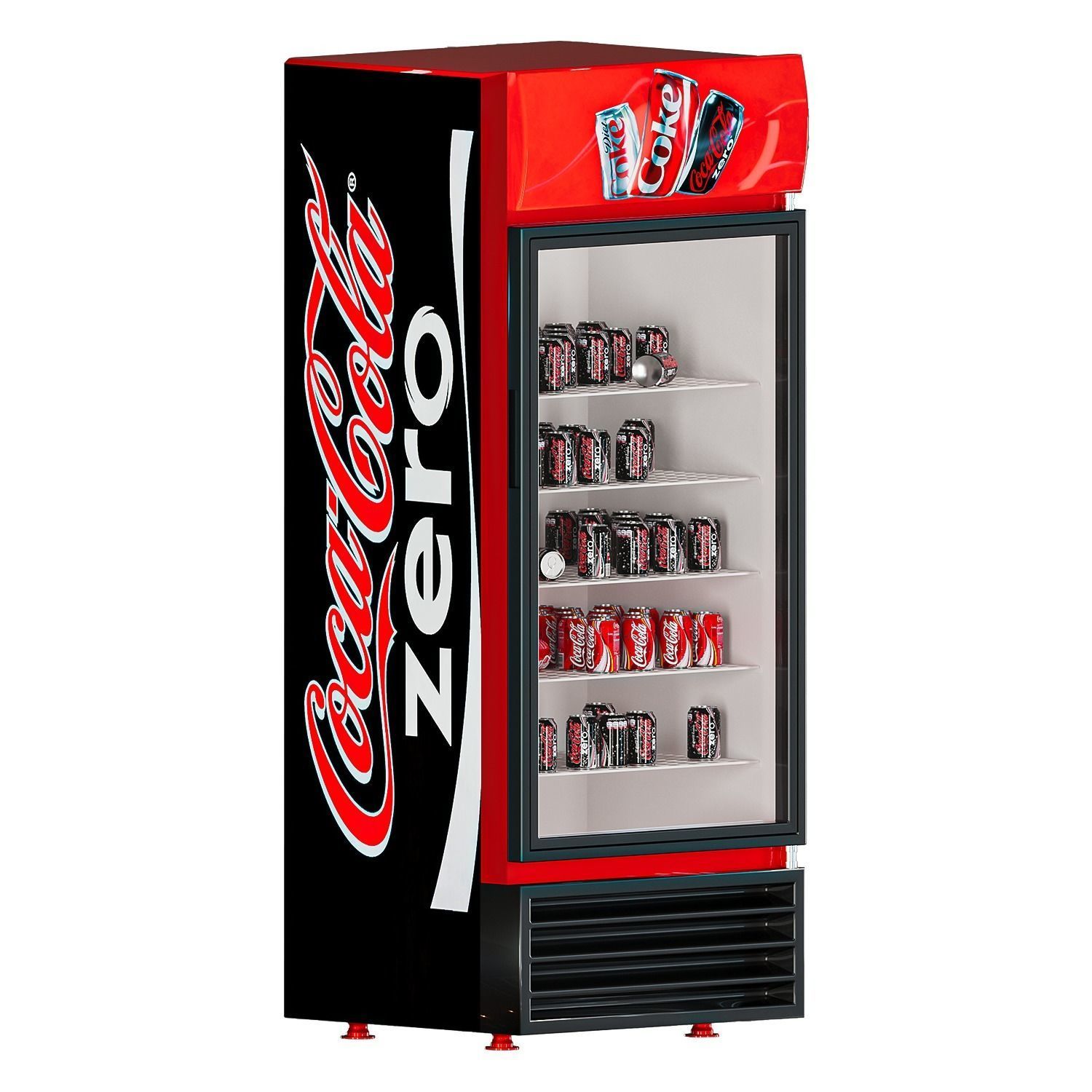 Coca Cola Fridge 3D model | CGTrader