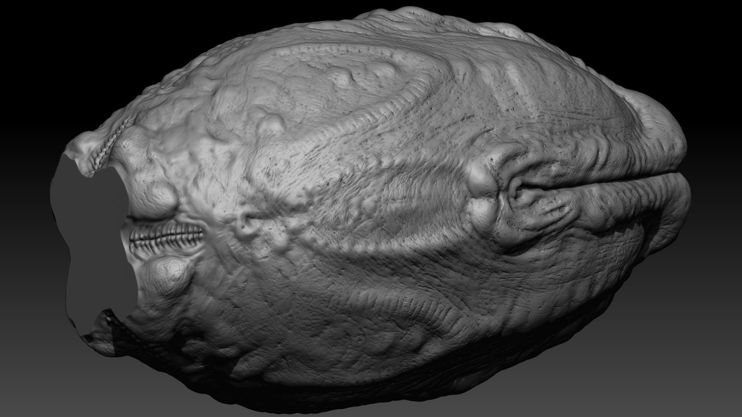 3D PRINTABLE ALIEN COVENANT CLOSED EGG 3D model 3D printable | CGTrader