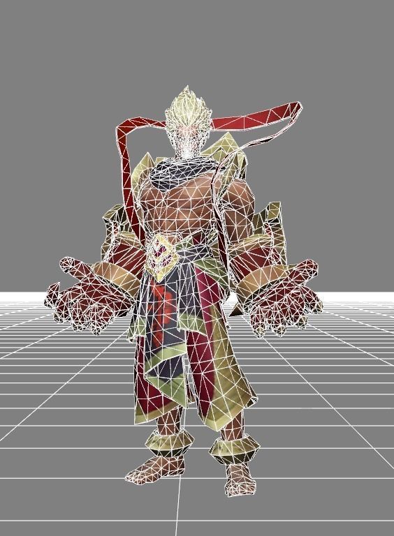 3D model Gatot Kaca Spark Skin VR / AR / low-poly | CGTrader