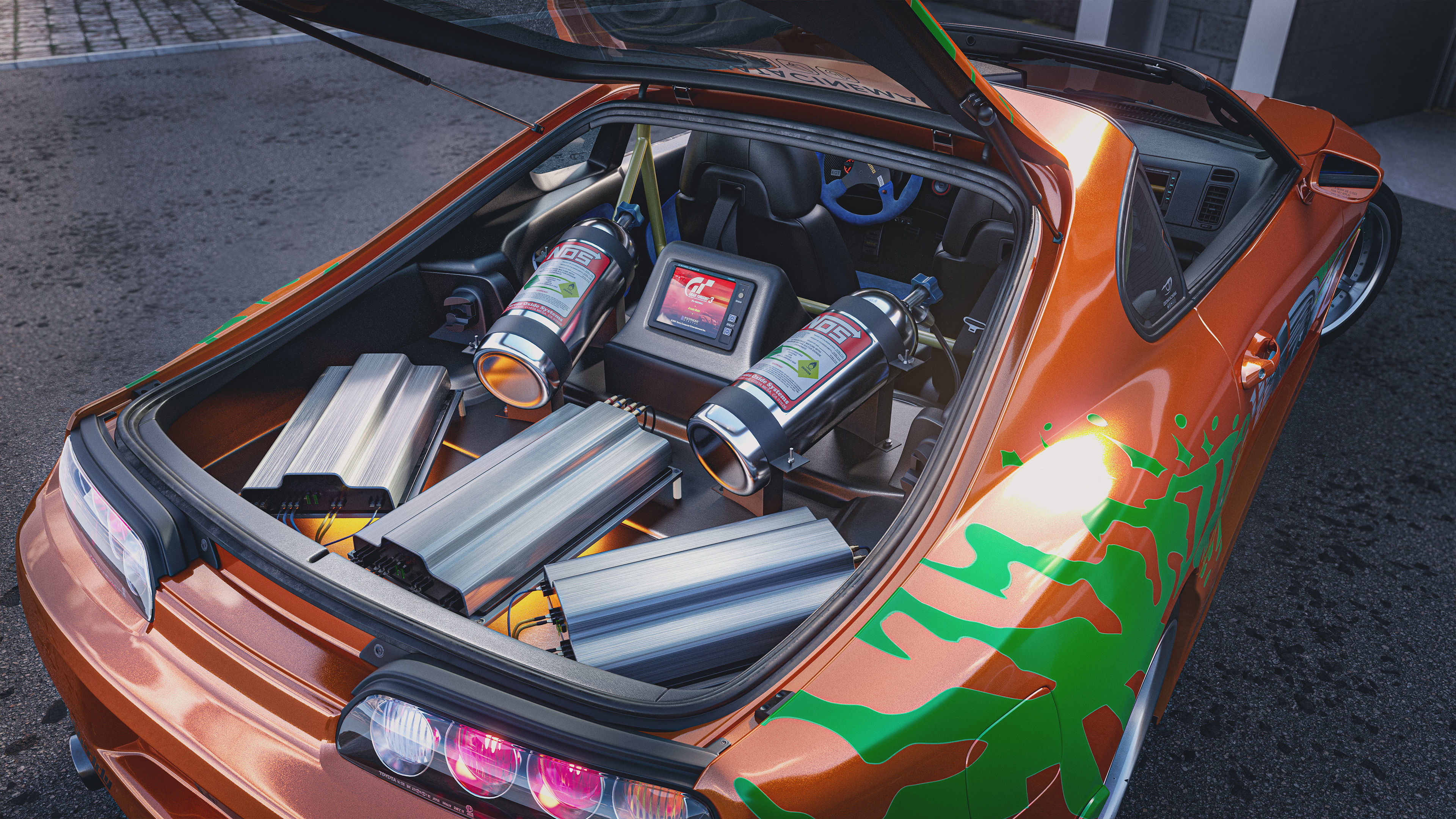 Toyota Supra A80 Fast And Furious most detailed 3D model | CGTrader