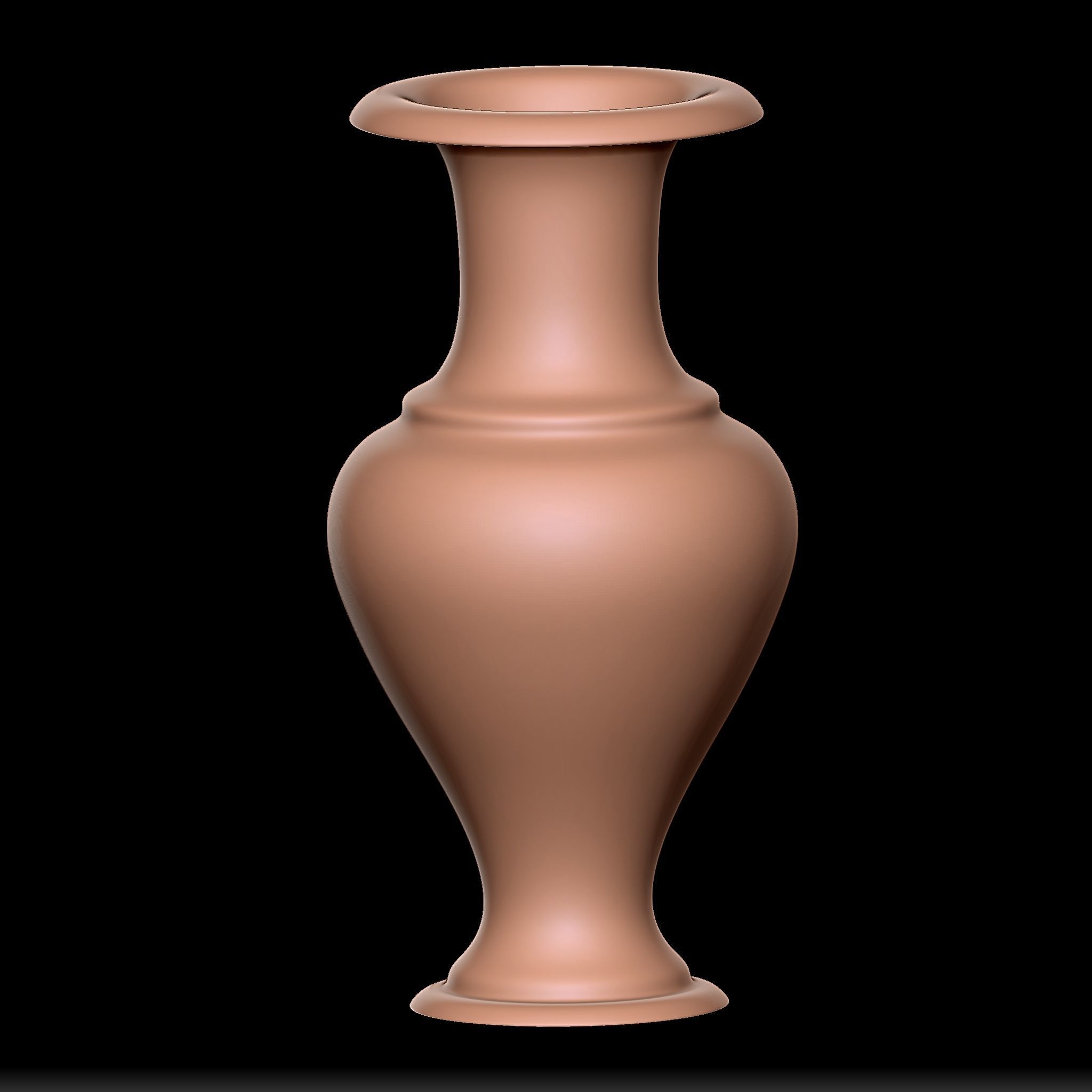 3D model 65 Clay Pot Base Mesh VR / AR / low-poly | CGTrader