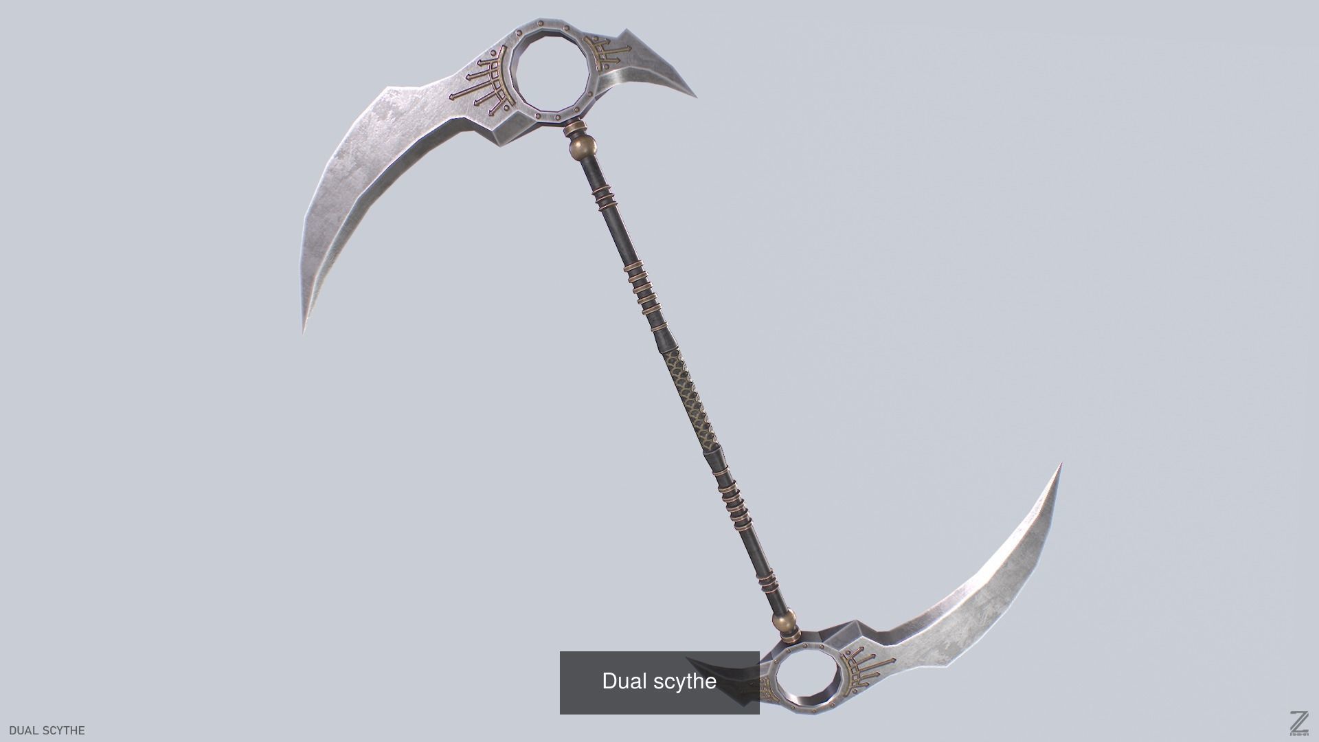 Dual scythe collection VR / AR / low-poly | CGTrader
