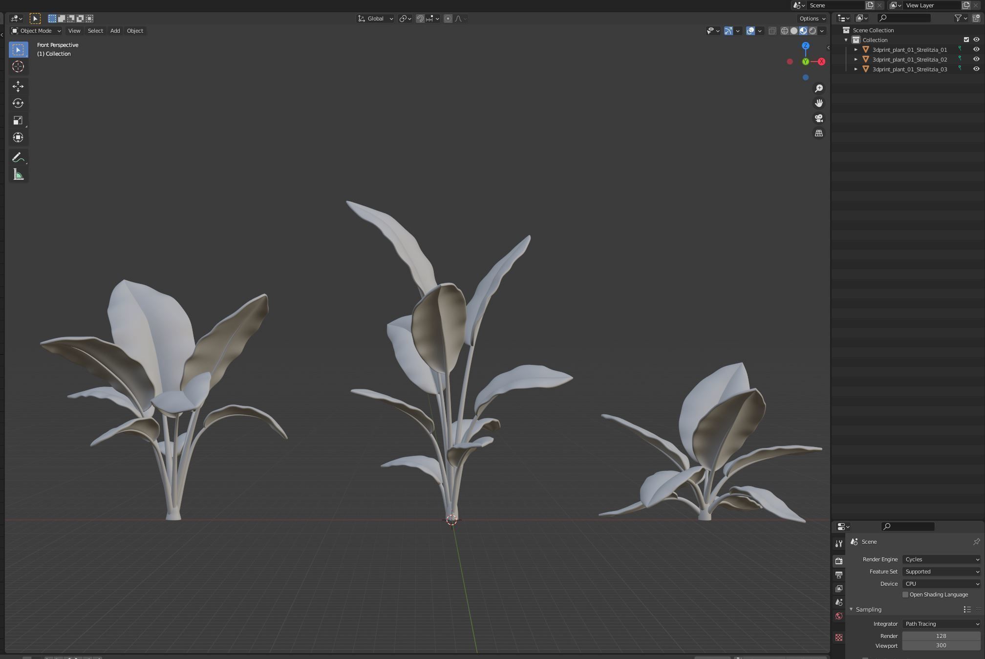 3dprint Plant 01 Strelitzia 3D model 3D printable | CGTrader