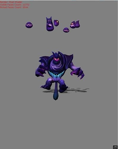 3D model Gloo Swamp Spirits VR / AR / low-poly | CGTrader
