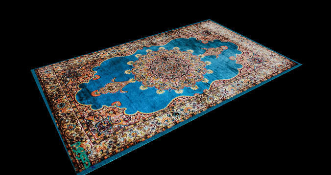 Persian Rug 3D Model free 3D model animated | CGTrader