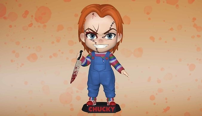 Chucky Chibi 3D model 3D printable | CGTrader