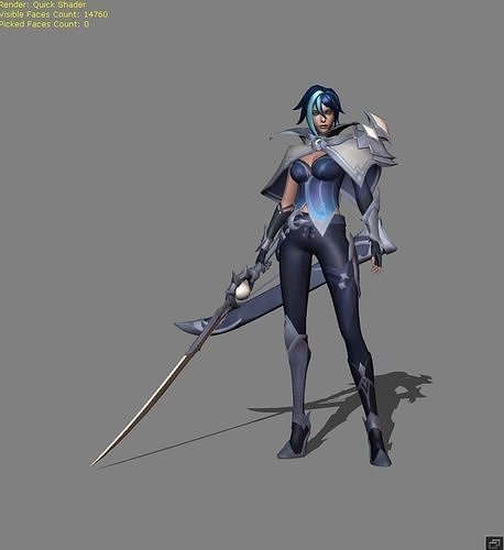 3D model Benedetta Moonblade Skin VR / AR / low-poly | CGTrader