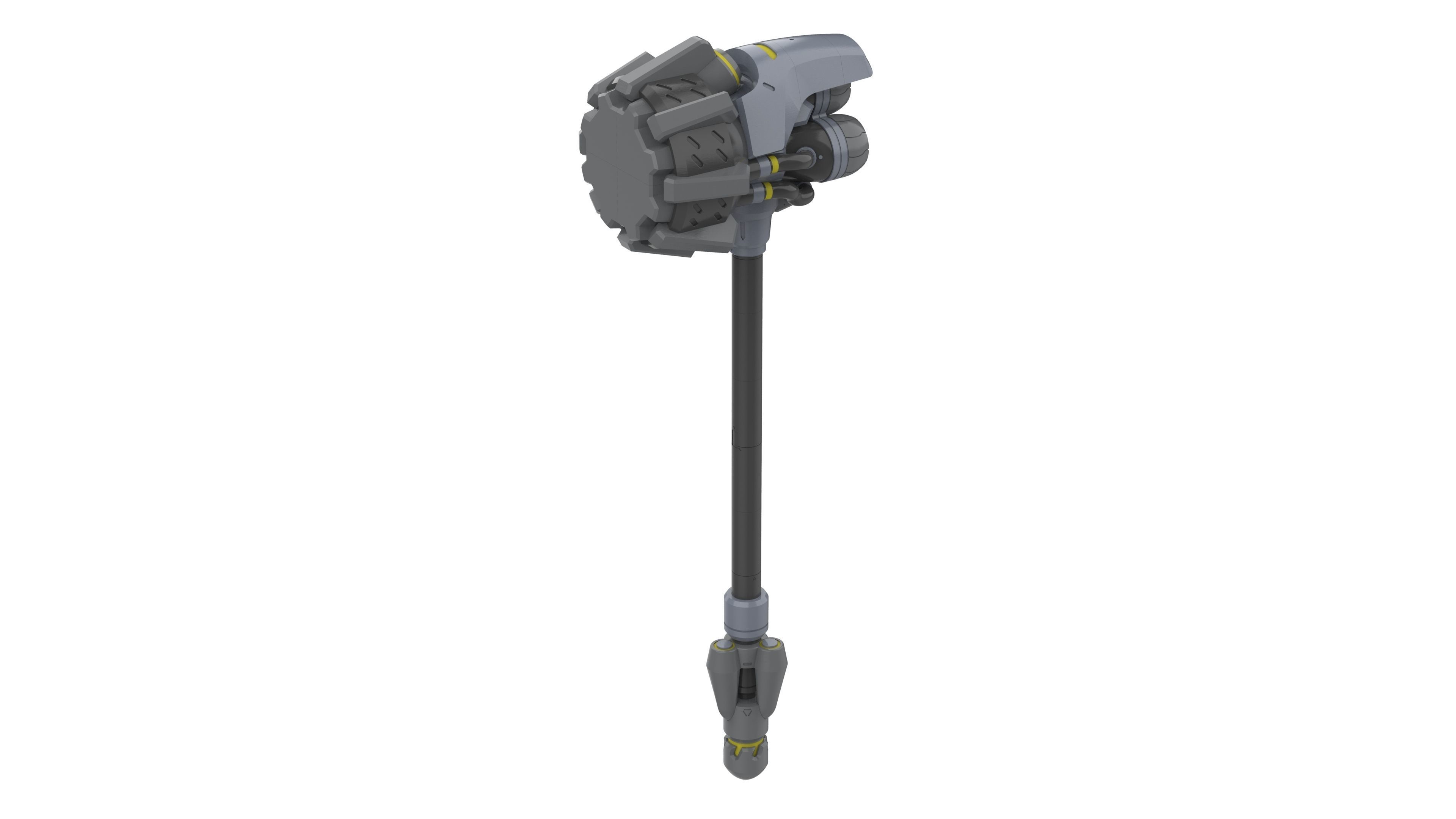 Reinhardt Rocket Hammer - Overwatch - STL - STEP - Commercial 3D model ...
