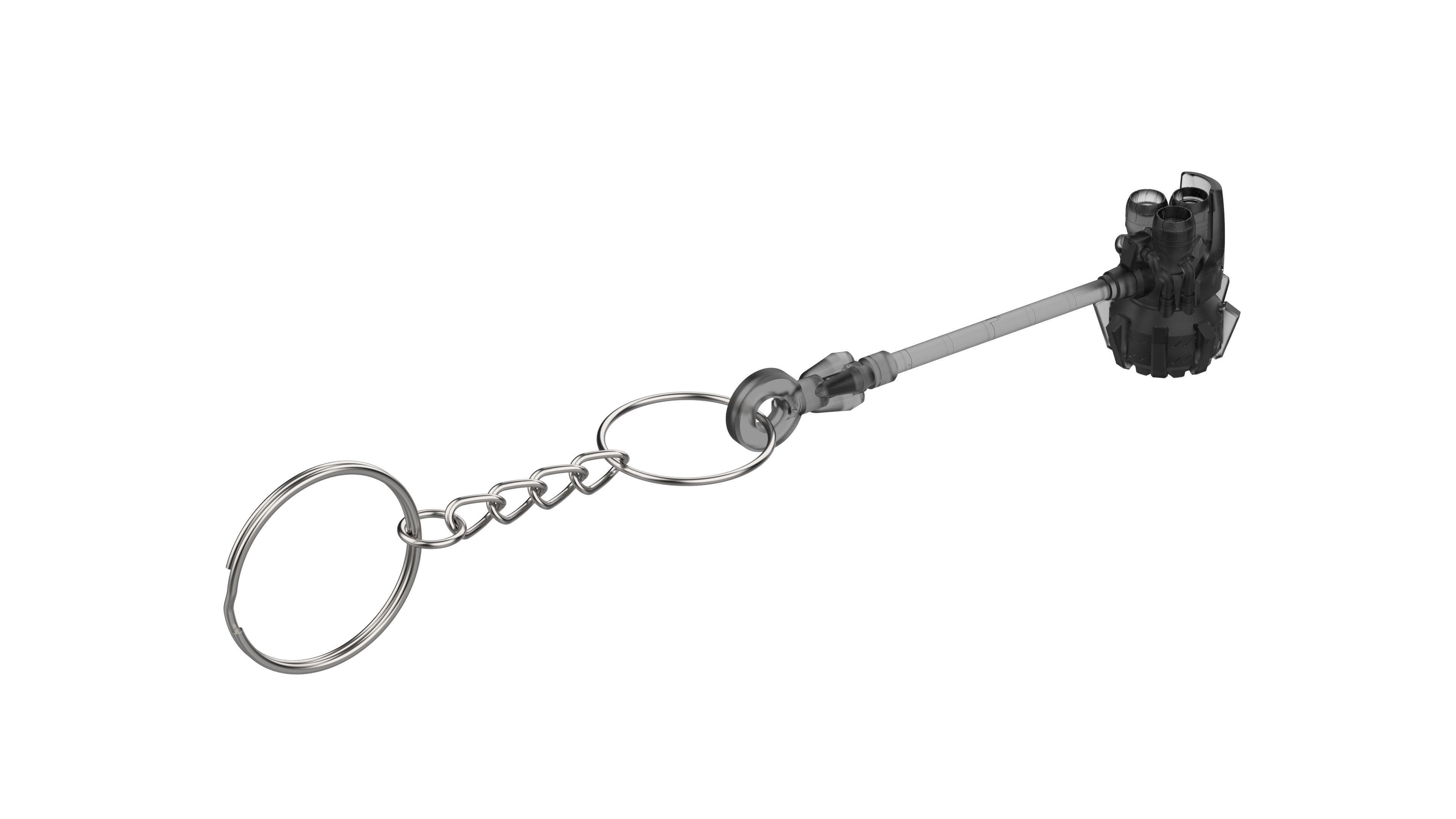 Keychain - Reinhardt Rocket Hammer - Overwatch - Printable - STL 3D ...